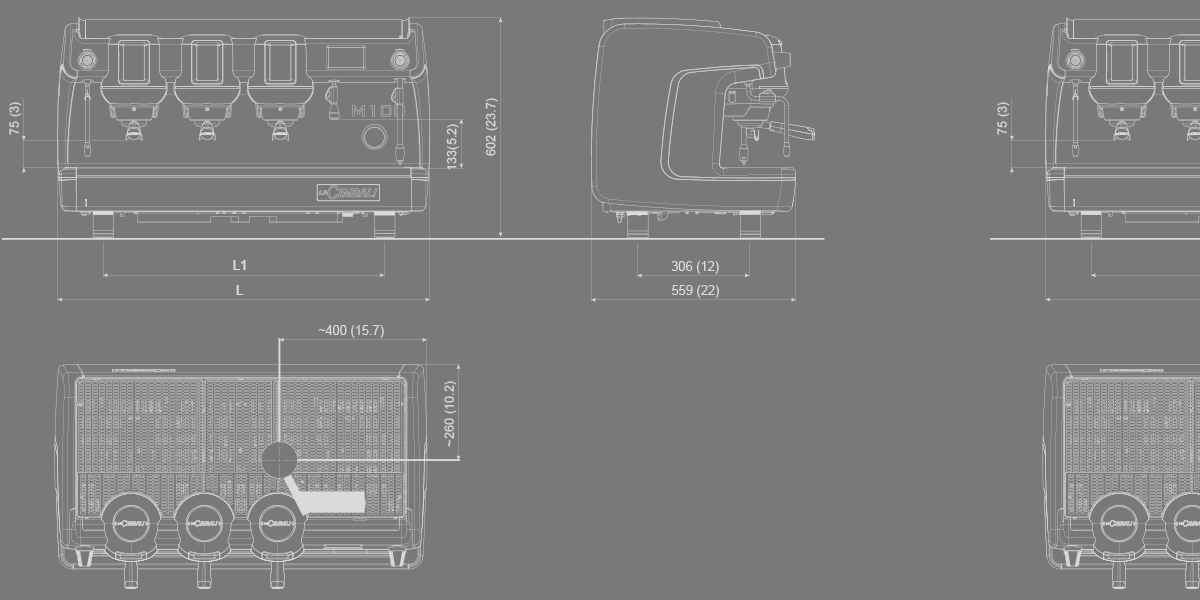 M100, the professional espresso machines | La Cimbali US